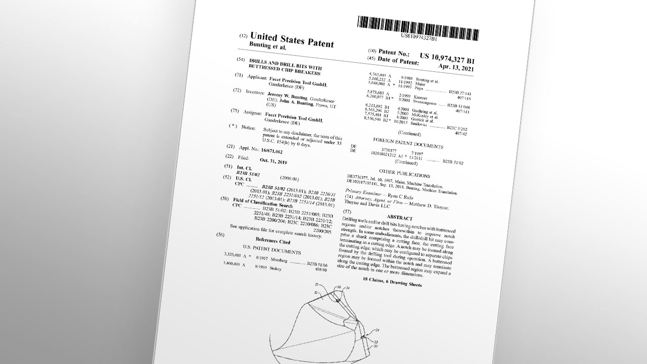 PCD Vein Drill Innovations - FACET Precision Tool GmbH